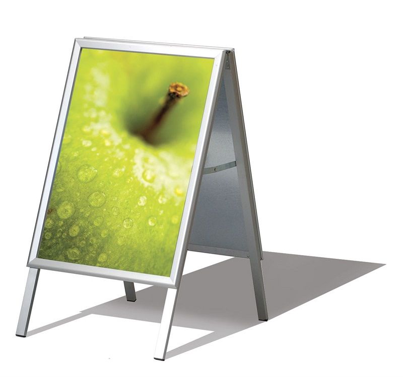 A-Skilt | Aluminium | 2 Snaprammer | 700x500 | Gerdmans