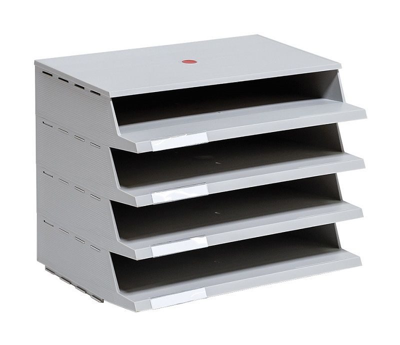 Brevkorg TWIN PANORAMA, grå | Gerdmans