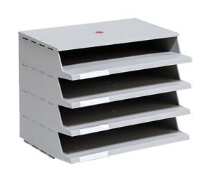 Brevkorg TWIN PANORAMA, vit | Gerdmans