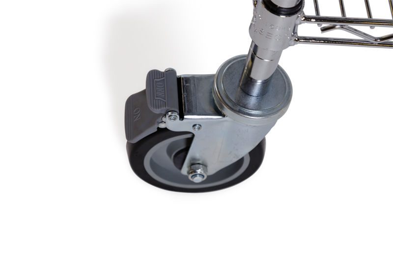 Svingbare hjul i PVC, 2-pk | Gerdmans