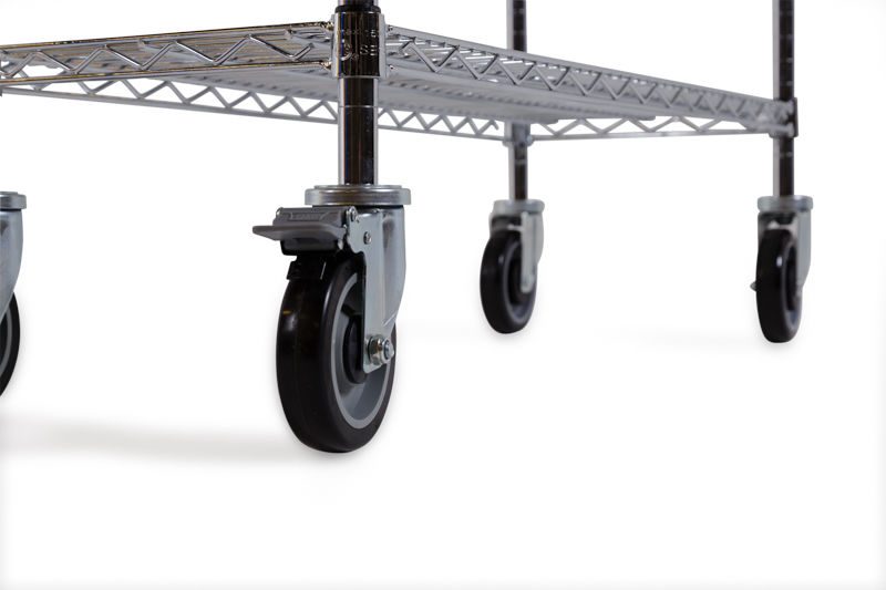 Svingbare hjul i PVC, 2-pk | Gerdmans