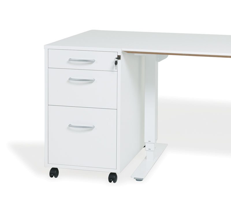 Laatikosto Miami, pyörillä, 3 vetolaatikkoa | Toimistokaappi | Gerdmans