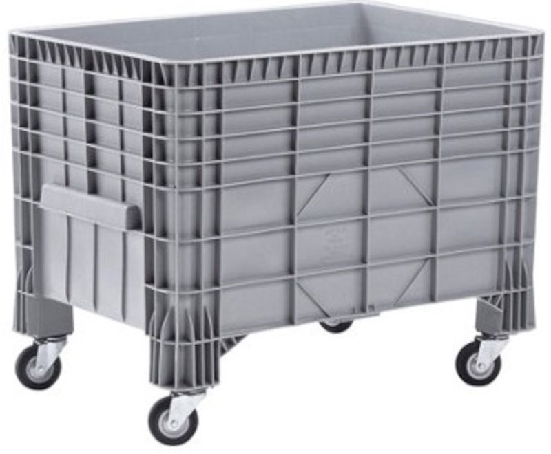 Plastcontainer Gnejs, 550 l, 4 føtter og 4 hjul, fra 5 stk. | Gerdmans