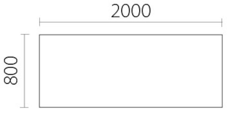 Höj och sänkbart skrivbord Atlanta Trend, rak, LxB 2000x800 mm, ek ...