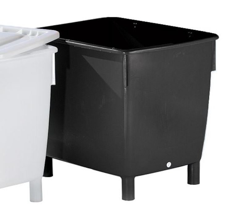 Plastkar Flinta, vannbeholder, volum 400 l, grå | Gerdmans