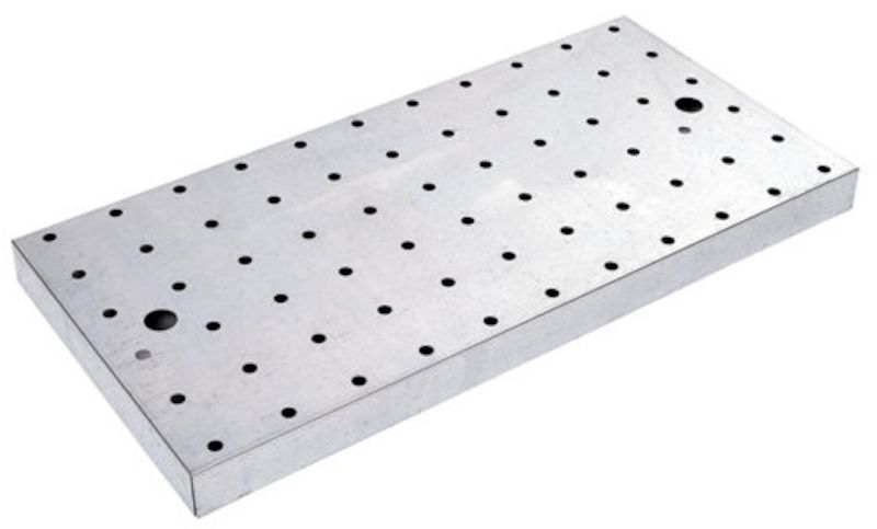 Perforert plate til trau/bunntrau, til kjemikalieskap B 950 | Gerdmans