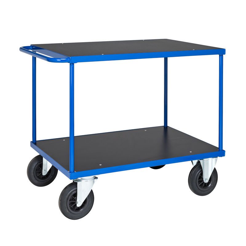 Rullvagn Industri Geran, bordsvagn med 2 hyllplan, klarar 500 kg | Gerdmans