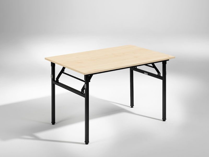 Klapbord Starko, 1200x700 mm, birk/sort | Gerdmans