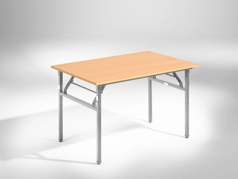 Fällbord Starko, 1200x800 mm, bok/silver | Gerdmans