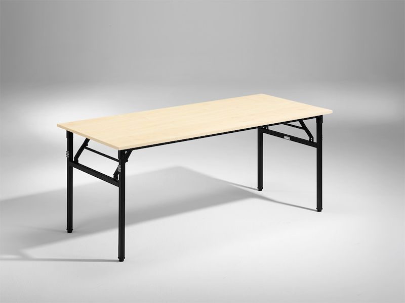 Klapbord Starko, 1800x700 mm, birk/sort | Gerdmans