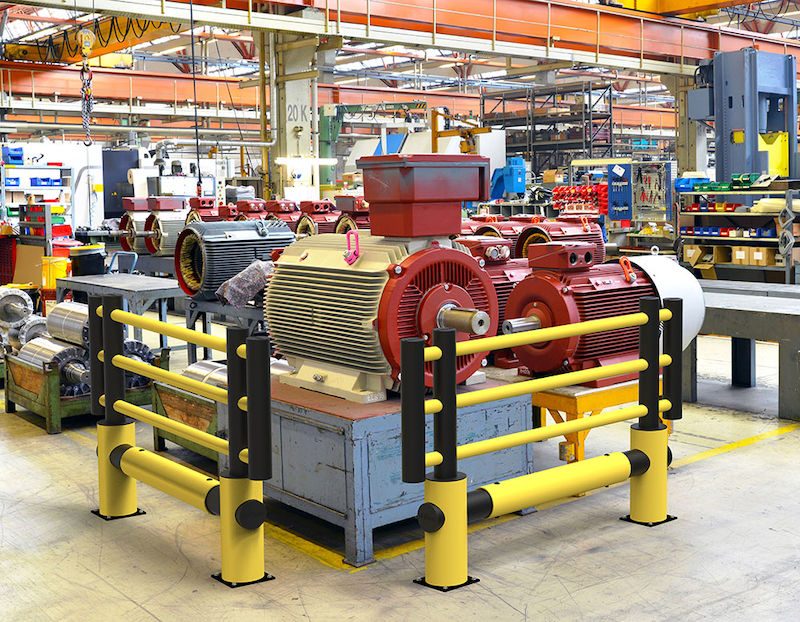 Påkörningsskydd Kilan 1-balk, återfjädrande påkörningsskydd | Gerdmans