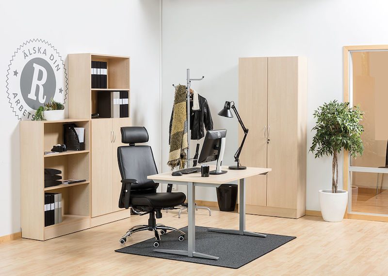 Kontorhylle Houston, åpen, HxBxD 1250x800x320 mm | Gerdmans