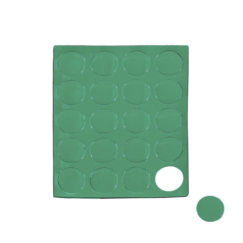 Magnetisk brik 19 mm grøn, 100 stk | Gerdmans