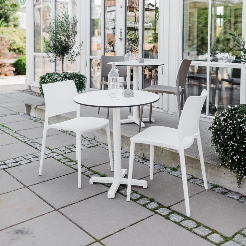 Stol Artin, hvit, 4 stk/pk | Gerdmans