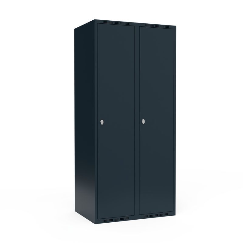 Omklædningsskab Fydor SMG, BxDxH 800x550x1752 mm, 2 låger i 2 skabe ...