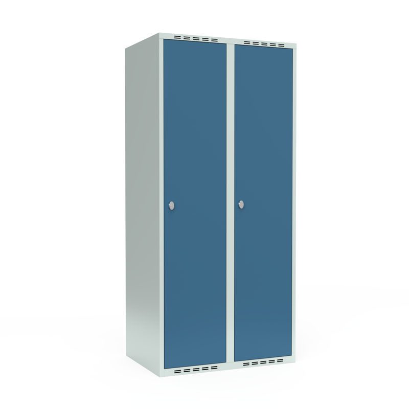 Klesskap Fydor SMG, BxDxH 800x550x1752 mm, 2 dører i 2 skap, rett tak ...