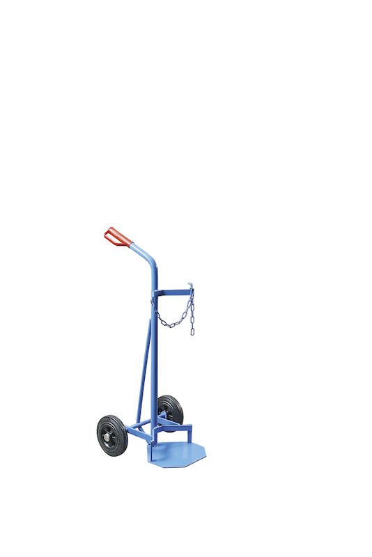 Gastubskärra Ergo, för 1 gastub, 40 l, massivgummihjul | Gerdmans