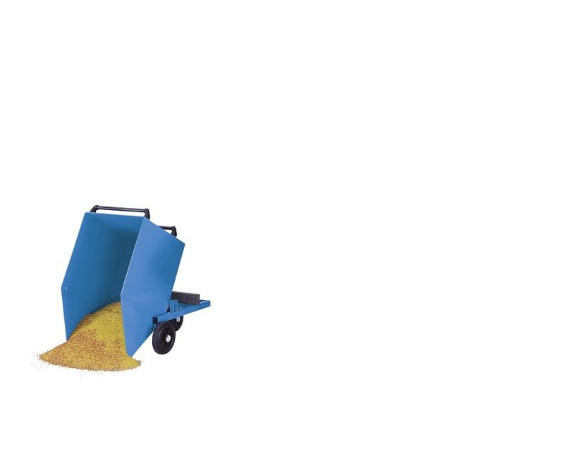 Tippcontainer Leif, container med kanaler for gaffelløft, vippbar ...