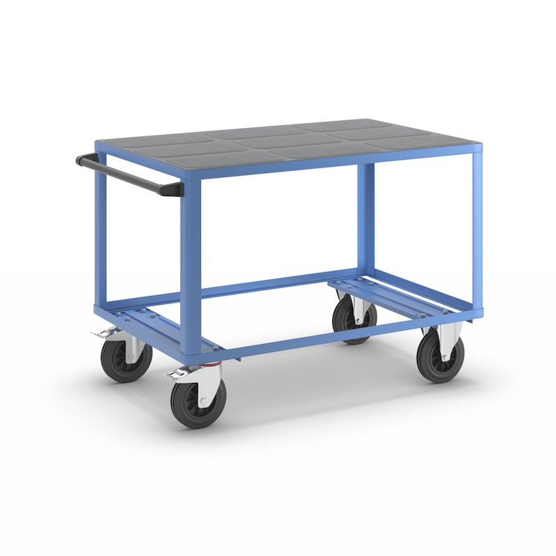 Bordsvagn Industri Industri, 1 hyllplan av plast, hyllplan 1250 x 800 ...