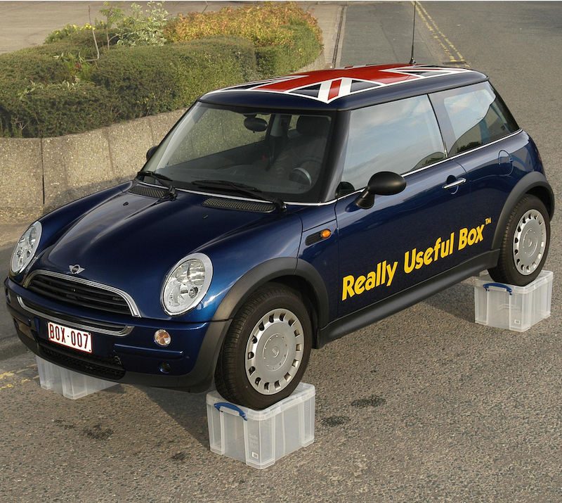 Plastkasse Benjamin, med låg, vol 4 l, LxBxH 395 x 255 x 85 mm, 5 stk ...