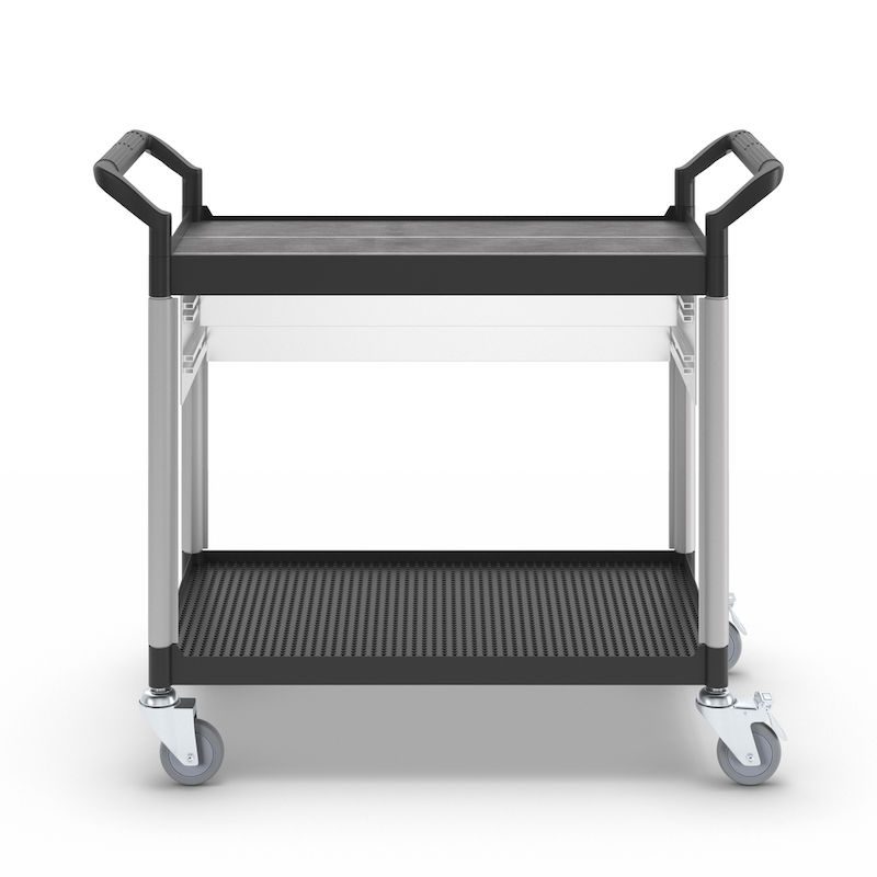 Rullvagn med lådor Pelle, LxBxH 850 x 480 x 950 mm, 2 lådor, 2 hyllplan ...