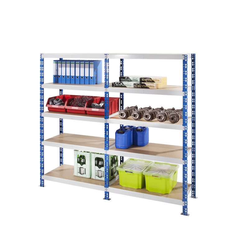 Lagerhyller, universal, stabil Jolene, sponplatehyller, HxBxD 1508 x ...