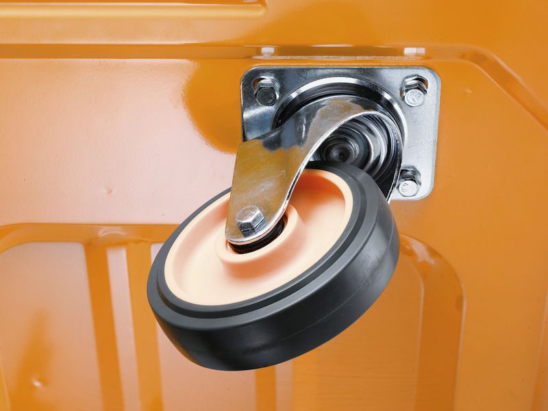 Plattformsvagn Heidi, lastkapacitet 300 kg, melongula, PU-hjul, från 2 ...