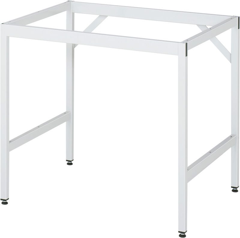 Arbejdsbord Nornor, massiv bøgetræsplade, tykkelse 25 mm, 30 x 30 mm ...