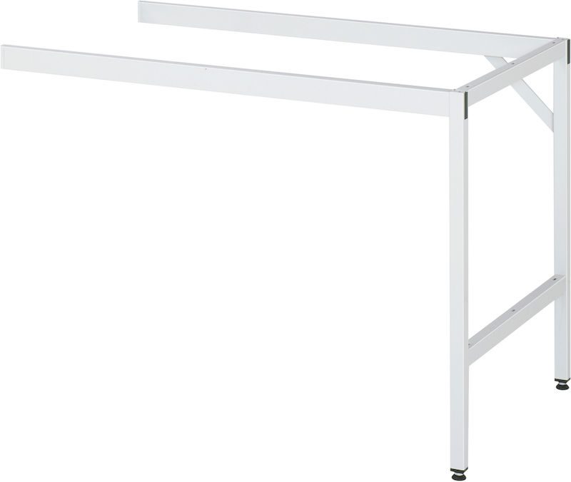 Arbejdsbord Nornor, massiv bøgetræsplade, tykkelse 25 mm, 30 x 30 mm ...