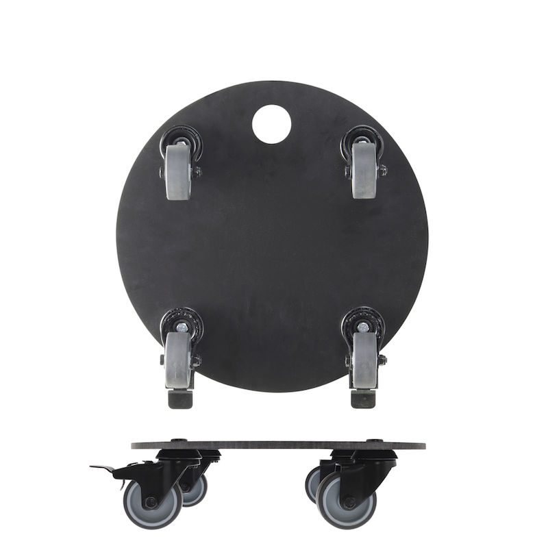 Blomvagn Laminat HPL Wagner, lastkapacitet 100 kg, HPL, Ø 290 mm, svart ...