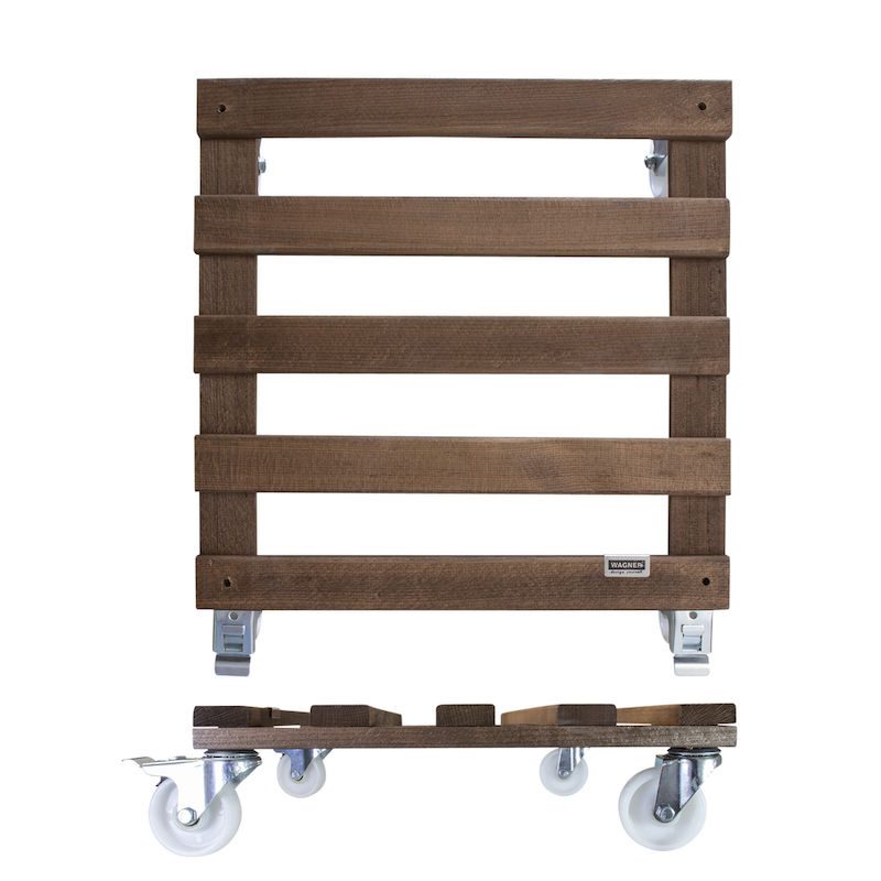 Blomvagn Trä Paletti Wagner, lastkapacitet 250 kg, LxB 450 x 450 mm ...